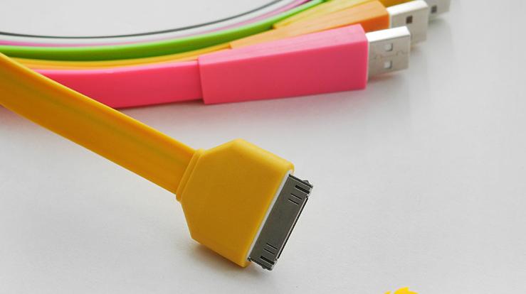 Colorful Charge Cable For Iphone 4, Ipod, Ipad Mini Assorted Color on ...