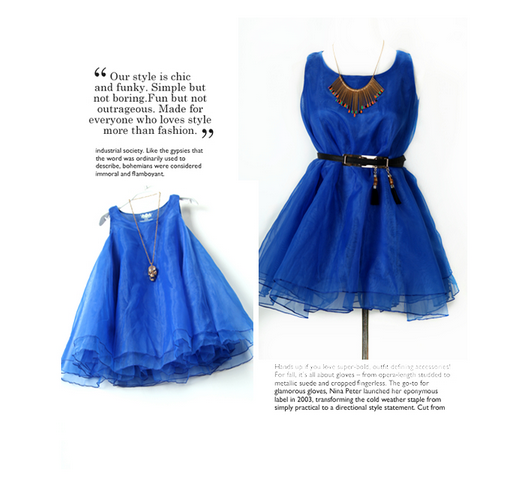 Sweet Color Fashion Chifon Party Dress In Purple on Luulla