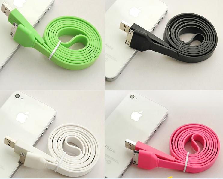 Colorful Charge Cable For Iphone 4, Ipod, Ipad Mini Assorted Color on ...