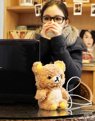 Cartoon Plush Toy Idoll Style Case For Iphone 4/4s Bear on Luulla